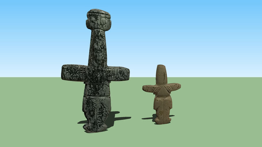 Cruciform figurines | 3D Warehouse