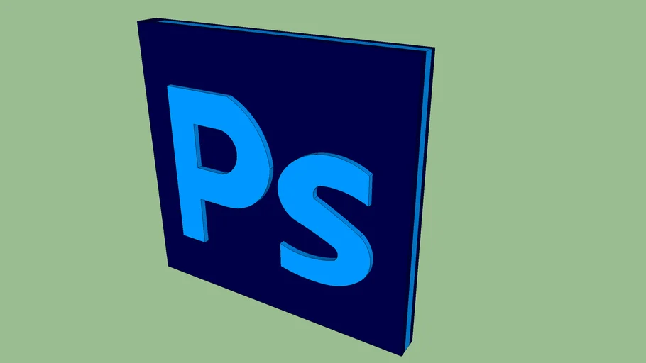 Adobe Photoshop icon 3D | 3D Warehouse