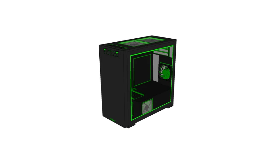 URAX ARA GREEN - PC CASE | 3D Warehouse