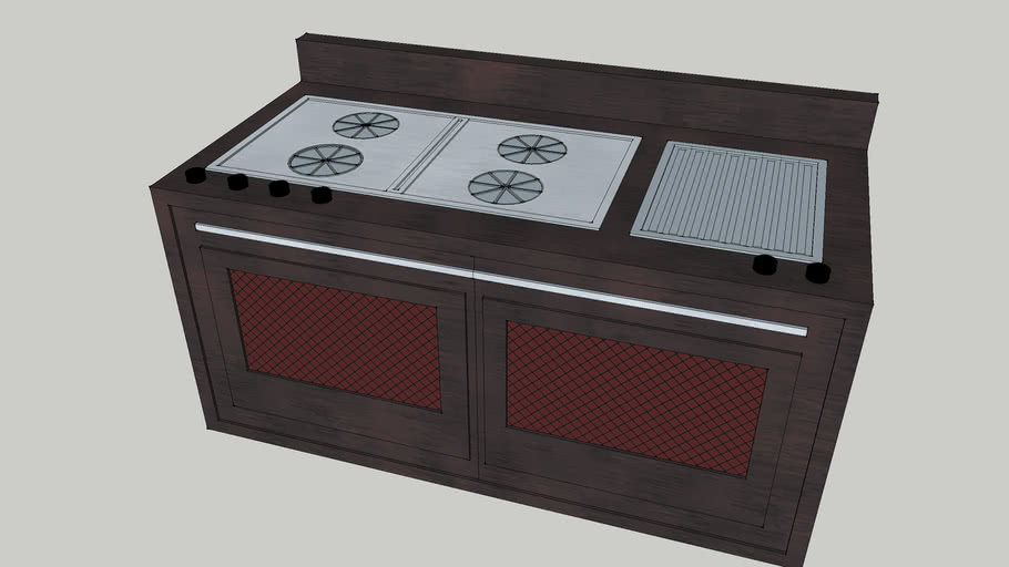Kitchen deluxe stove | 3D Warehouse