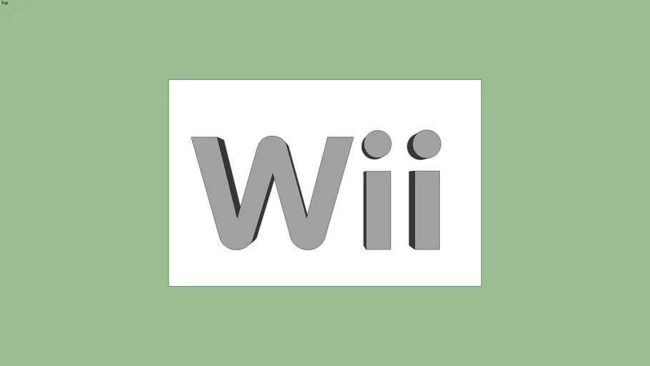 3D Wii logo | 3D Warehouse