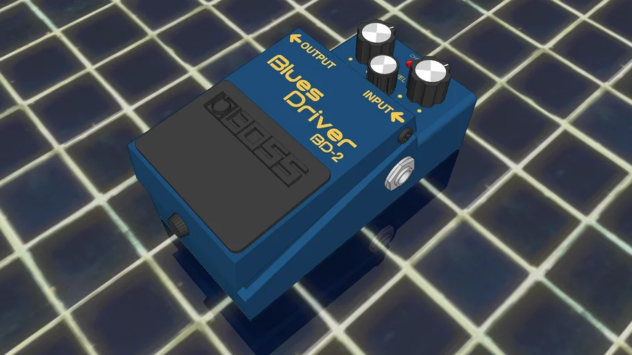 Boss BD-2 Blues Driver Pedal | 3D Warehouse