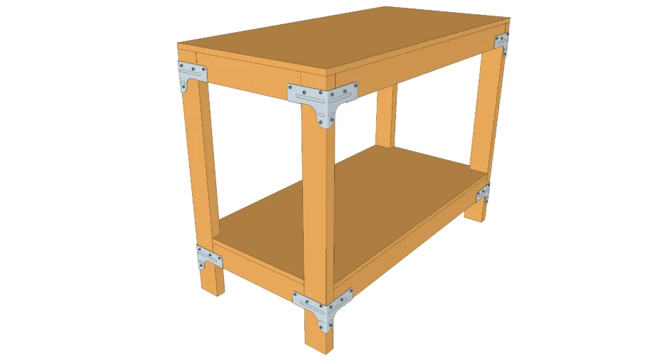 WBSK Heavy-Duty Work Table | 3D Warehouse