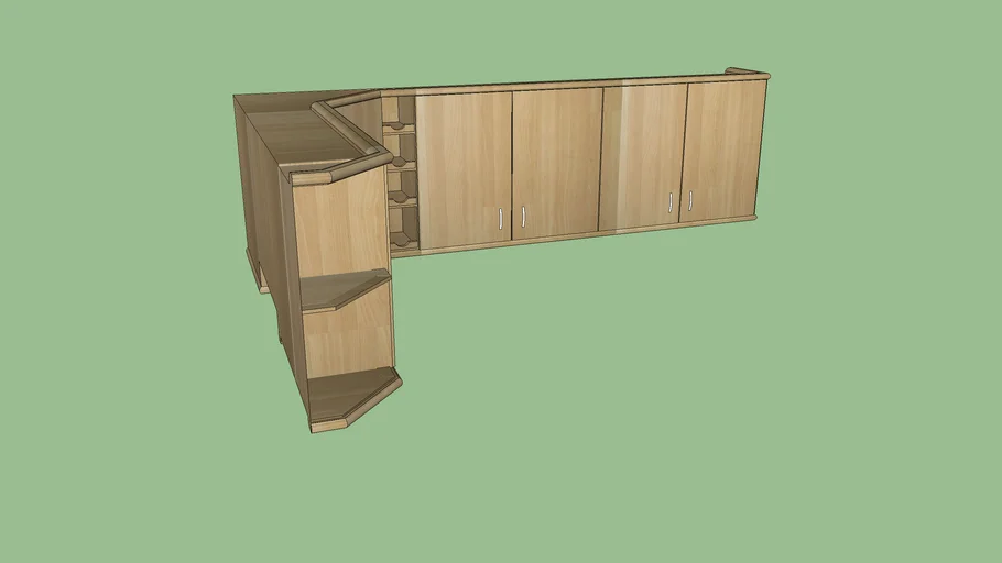 mueble superior cocina con extractor de humos | 3D Warehouse