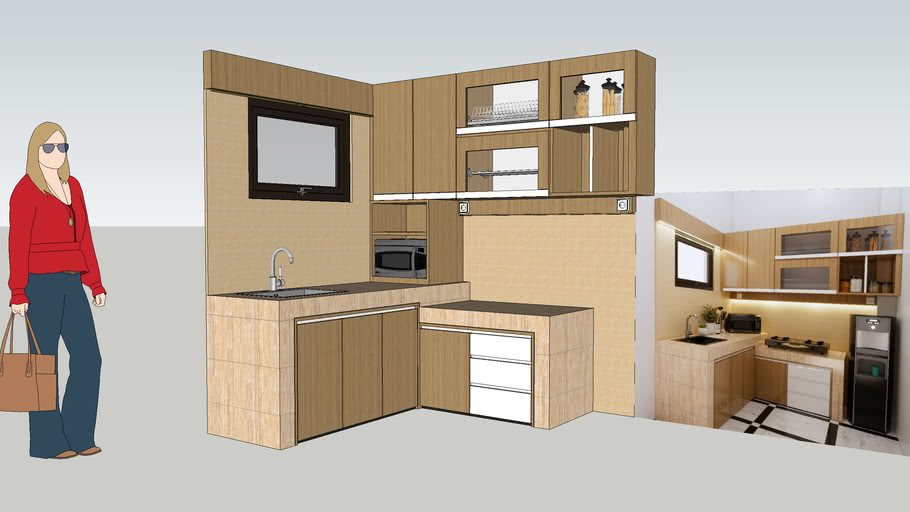 MINIMALIST KITCHENSET | 3D Warehouse