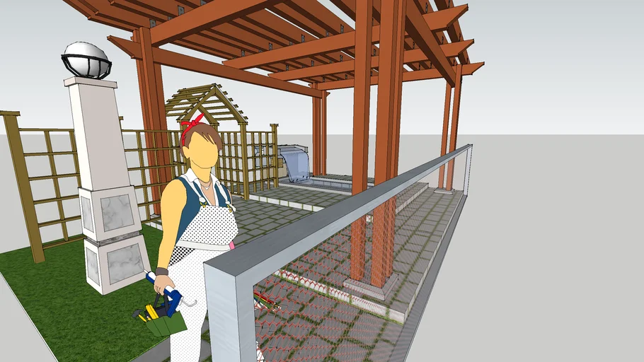 Outdoor Area (Built) | 3D Warehouse
