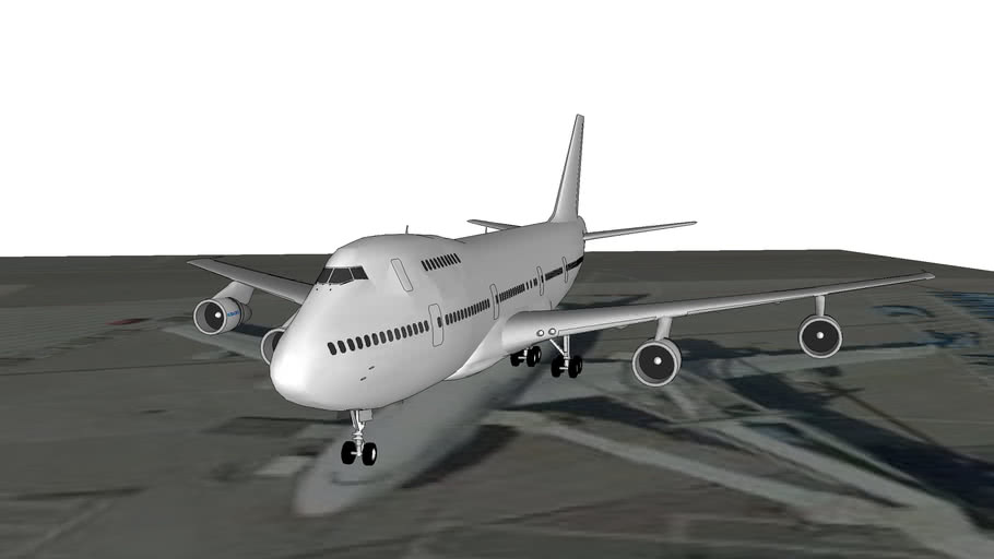 Boeing 747 in Schiphol Airport | 3D Warehouse