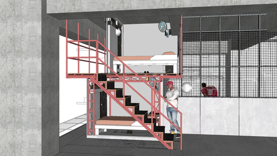 SITE BARRACKS QUARANTINE ROOMS | 3D Warehouse