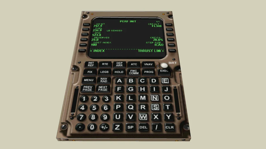 FMC (Flight Management Computer) | 3D Warehouse