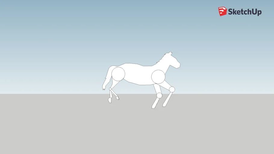 horse for one | 3D Warehouse