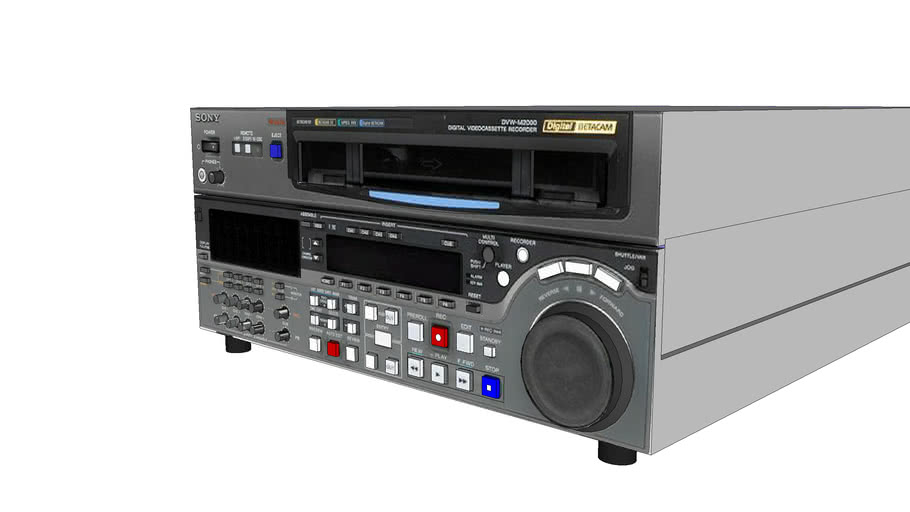 Sony DVW 2000 Digital Video Recorder | 3D Warehouse