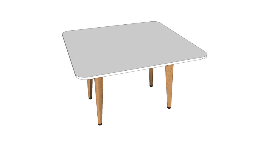 Square Meeting Table | 3D Warehouse