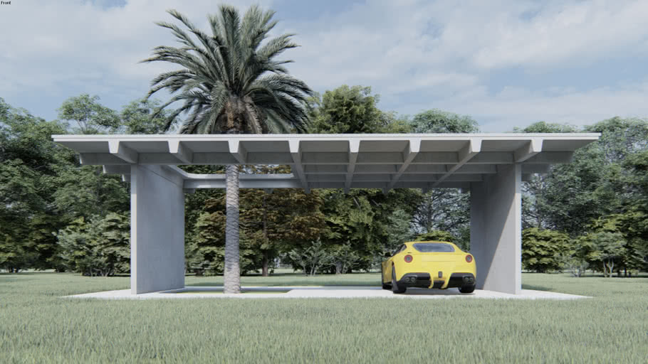 CONCRETE car parking | 3D Warehouse