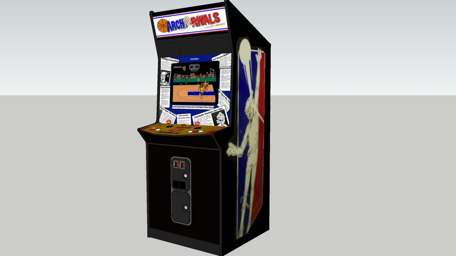 Arch Rivals arcade game | 3D Warehouse