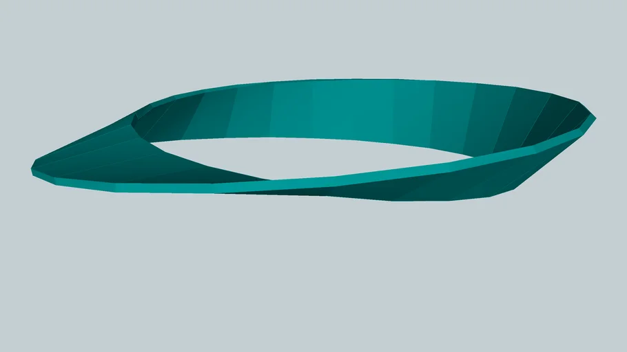 Mobius with thickness | 3D Warehouse