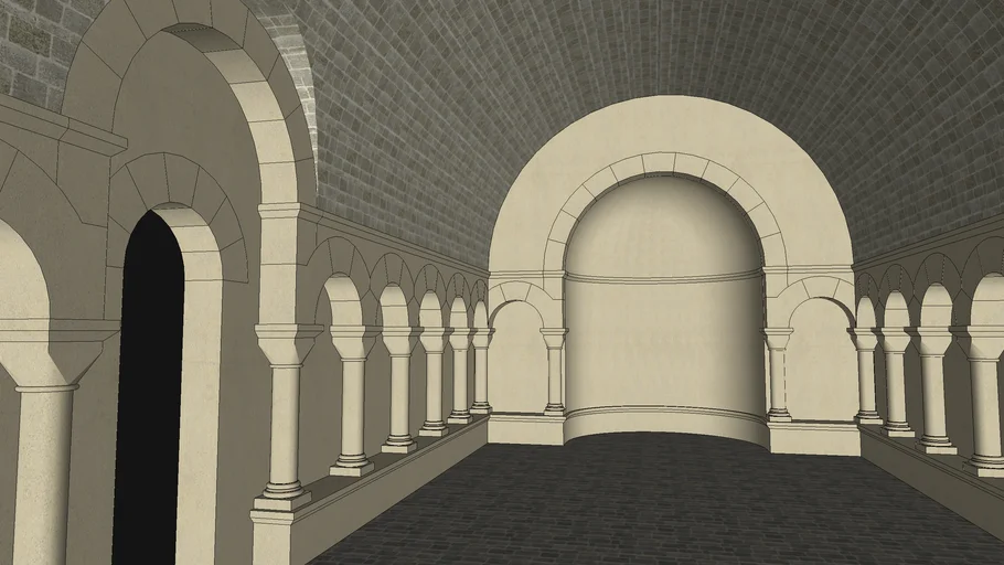 Romanesque Crypt | 3D Warehouse