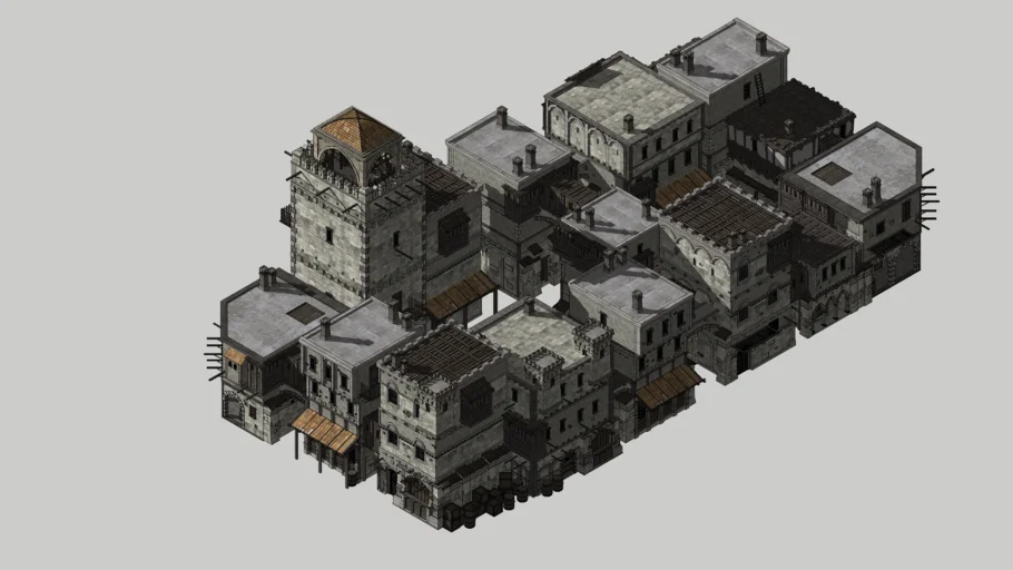 Medieval block 9 | 3D Warehouse