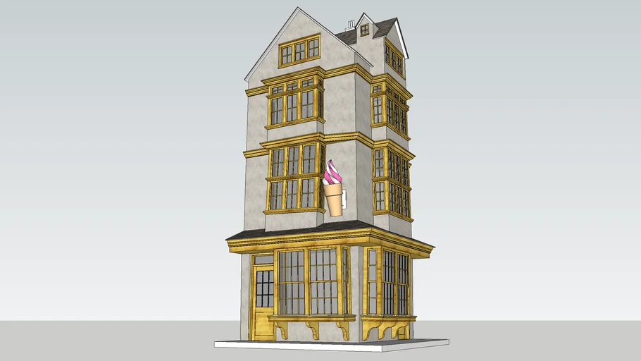 Florean Fortescue's Ice Cream Parlour | 3D Warehouse