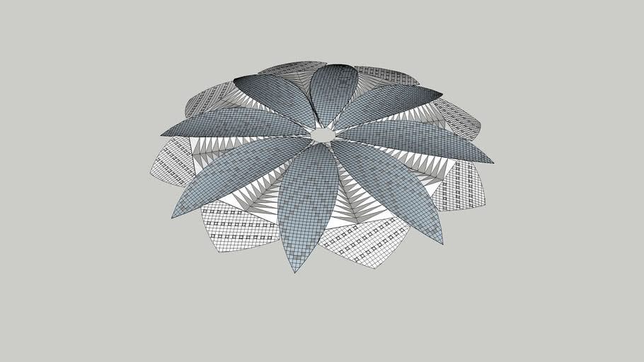 lotus roof | 3D Warehouse