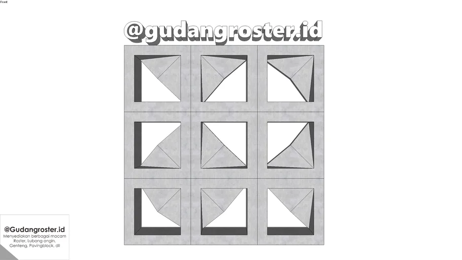 36 - Roster Loster - @gudangroster.id | 3D Warehouse