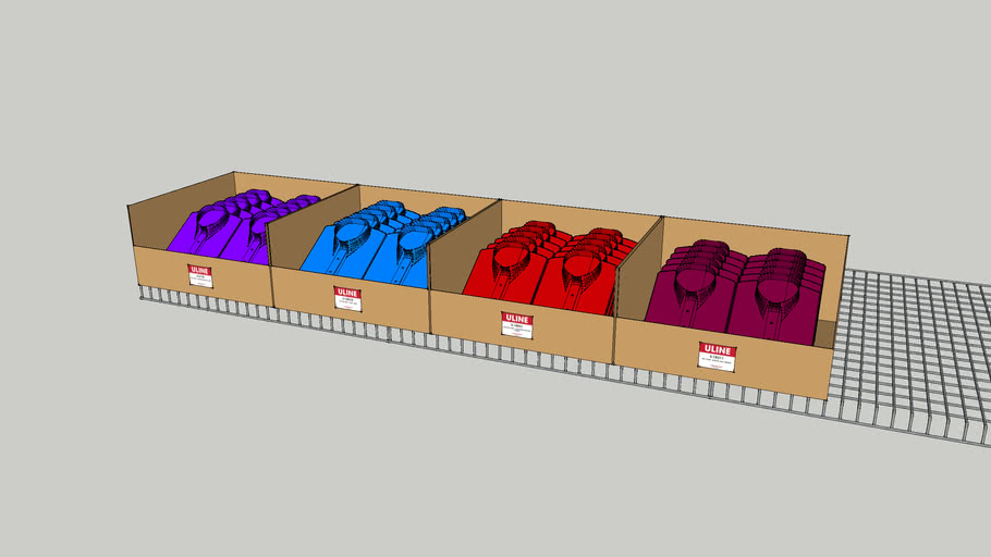 Uline S-Freebie_Box of Shirts | 3D Warehouse