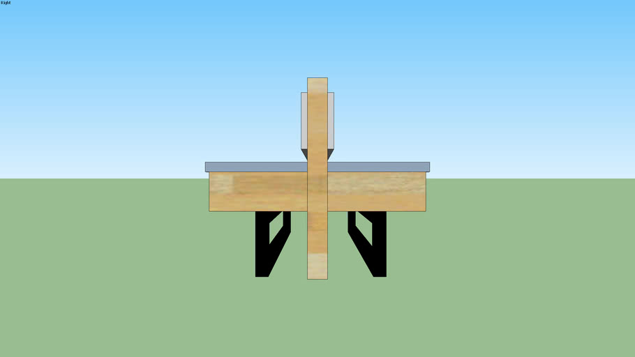 DOUBLE SIDED BENCH | 3D Warehouse