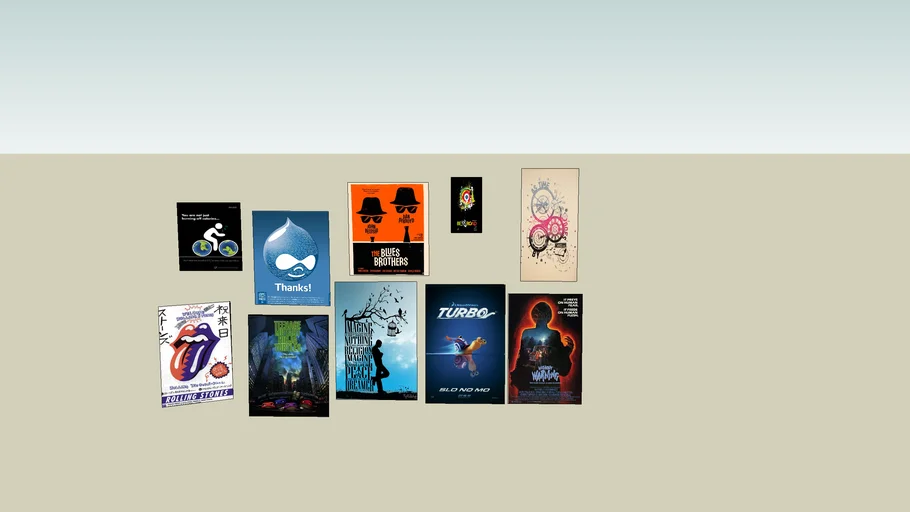 Set 10 posters | 3D Warehouse