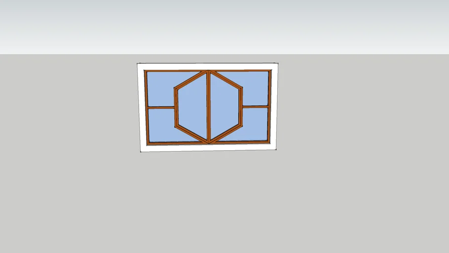 Hexagonal window | 3D Warehouse