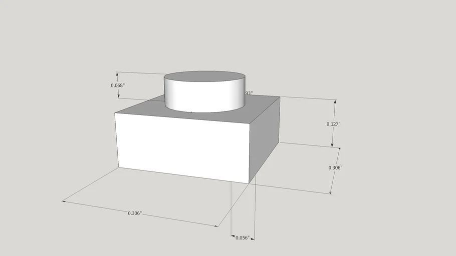 Sketch-up dimensions model 1 | 3D Warehouse