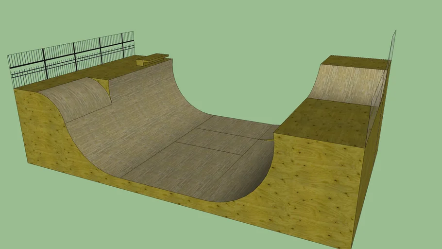 halfpipe with attachments | 3D Warehouse