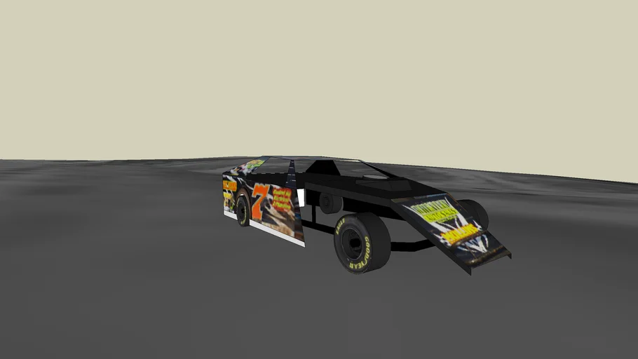 dirt car Jason Wheatley open Wheel Modified race car | 3D Warehouse