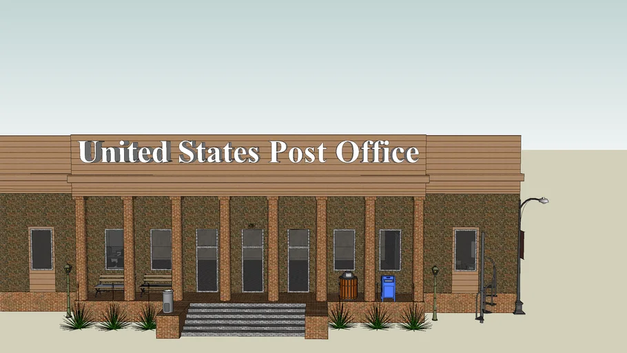 United States Post Office | 3D Warehouse