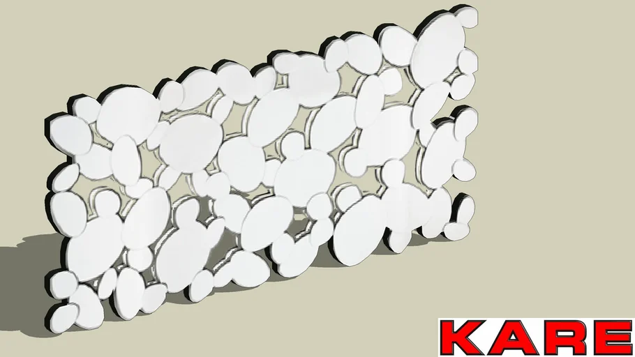 76019 Mirror Water drops 150x71 ( Spiegel Water Drops 150x71 ).skp | 3D ...