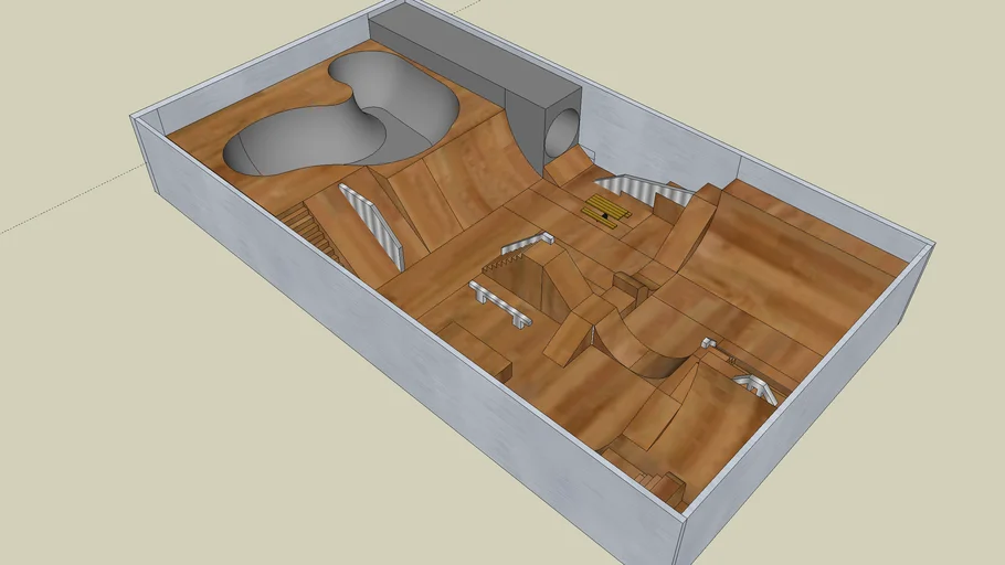 Indoor Skatepark | 3D Warehouse
