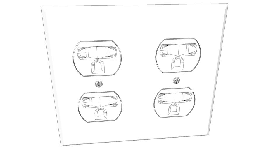 Two Gang Duplex | 3D Warehouse