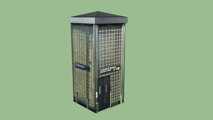 MTA Subway Elevator Booth | 3D Warehouse