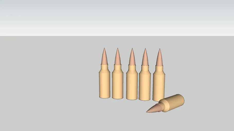 .308 Lupua bullets | 3D Warehouse