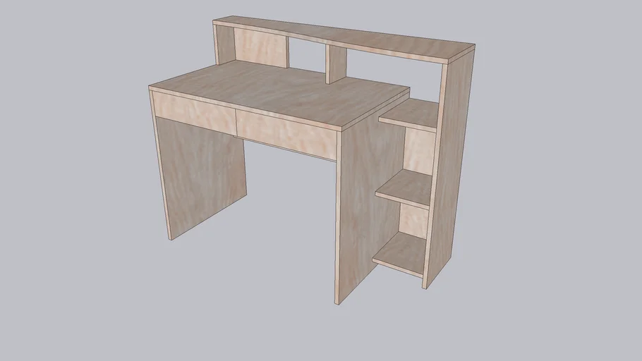 Computer Desk Study Table 3D Warehouse, 49% OFF