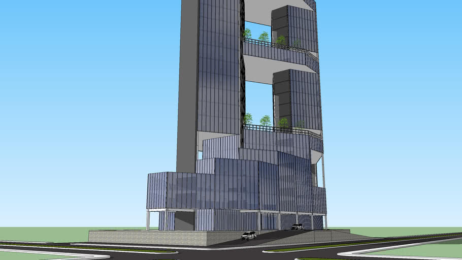 Futuristic Tower | 3D Warehouse