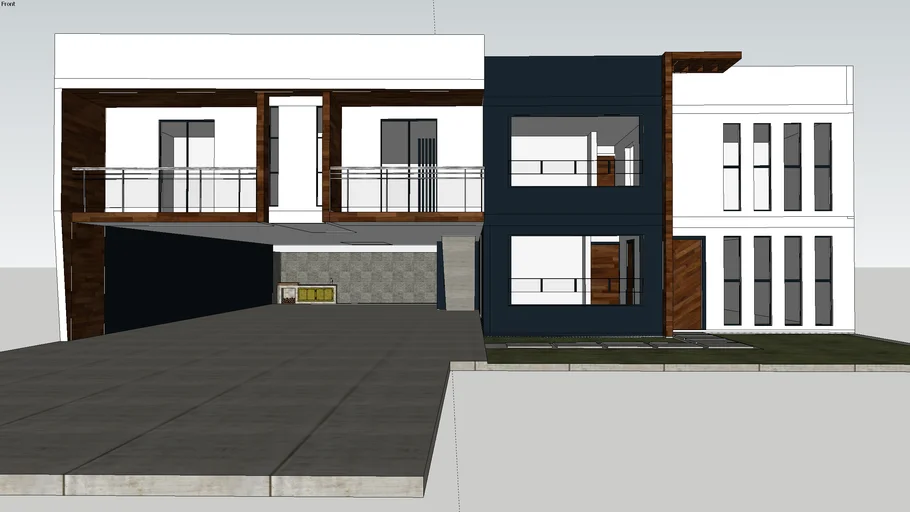 Proyecto de Residencia en Metepec, Puebla. Modelo hecho por Ez Doos Arquitectura + Construccion ...