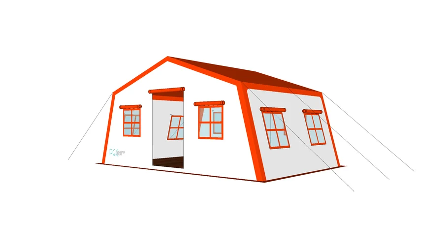 tenda bencana alam | 3D Warehouse