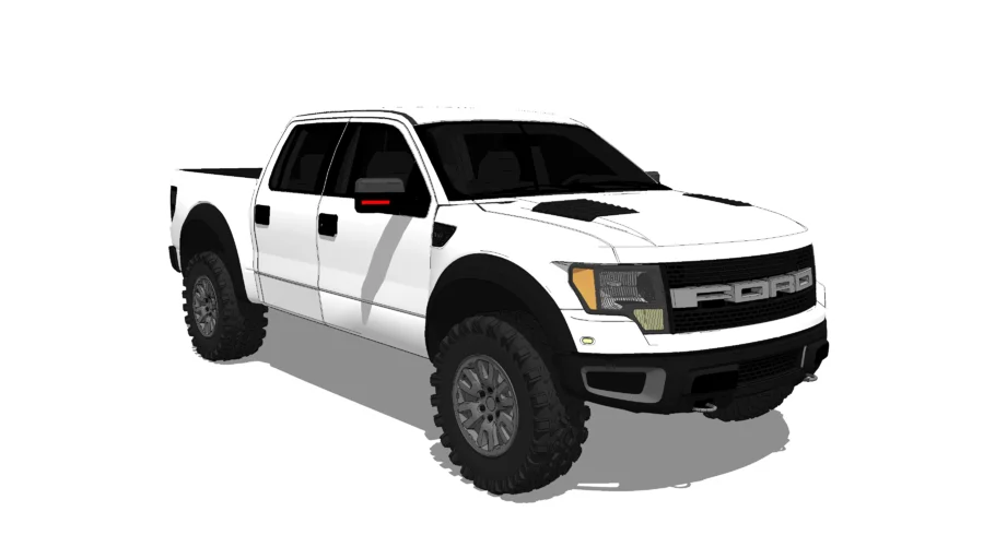 Ford F-150 SuperCrew Raptor SVT 2011 | 3D Warehouse