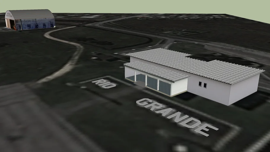 Aeroporto da Cidade de Rio Grande-RS + Hangar (SBRG) | 3D Warehouse