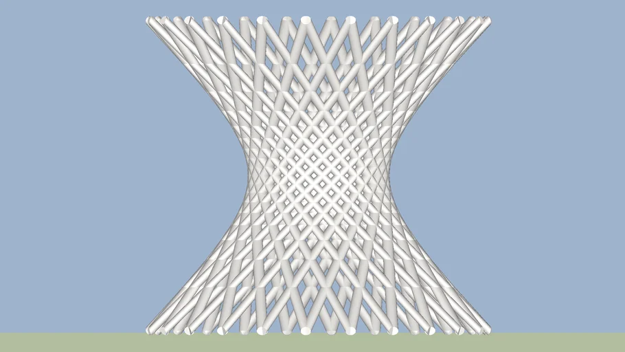 Hyperboloid structure | 3D Warehouse