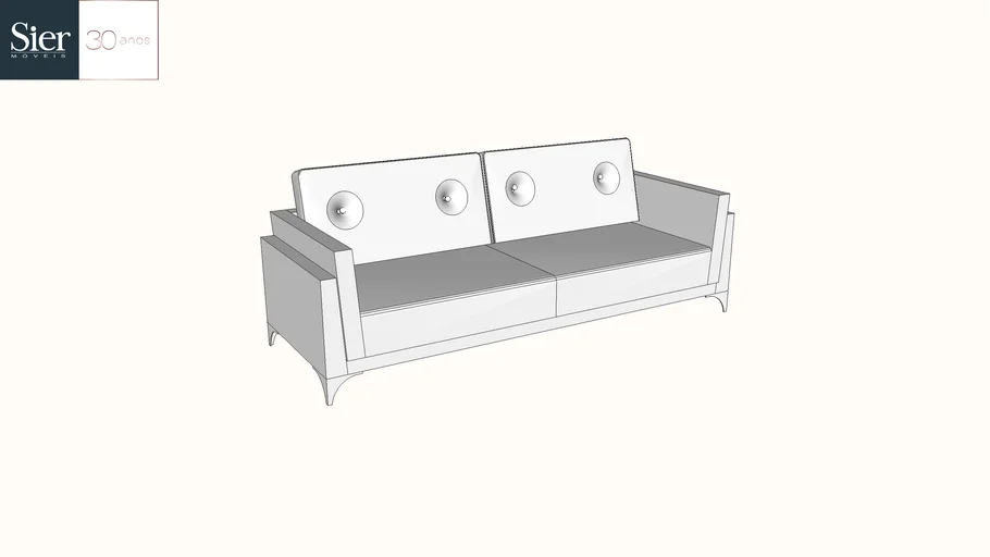 Sofá Meridian | 3D Warehouse