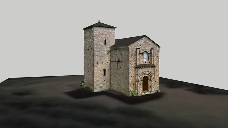 MONASTERIO de SANTA MARIA de IGUÁCEL (Huesca) | 3D Warehouse