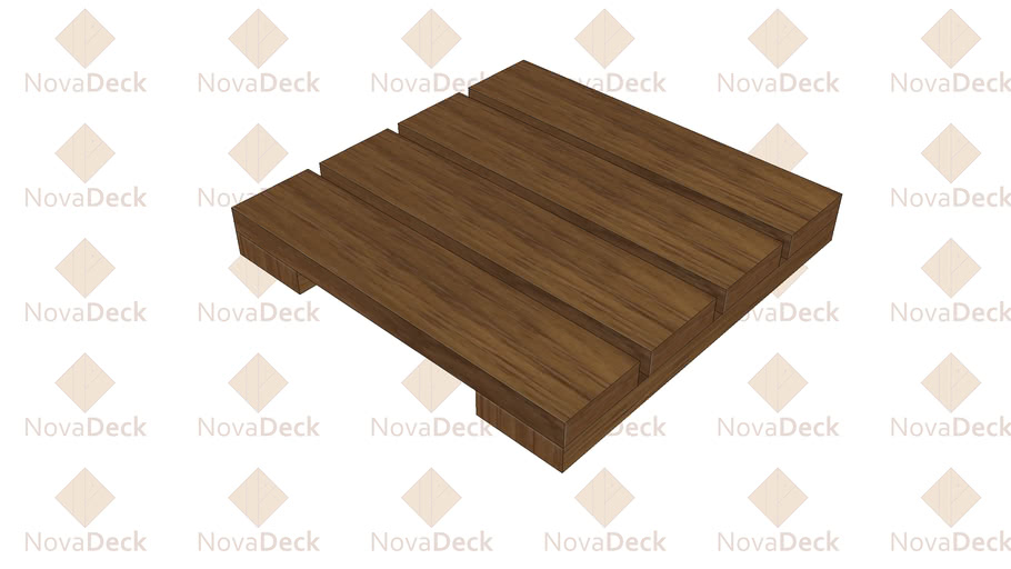 Deck modular 30x30cm | 3D Warehouse