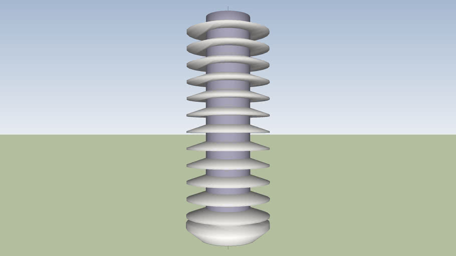 Insulator 70kv Post Ceramic | 3D Warehouse