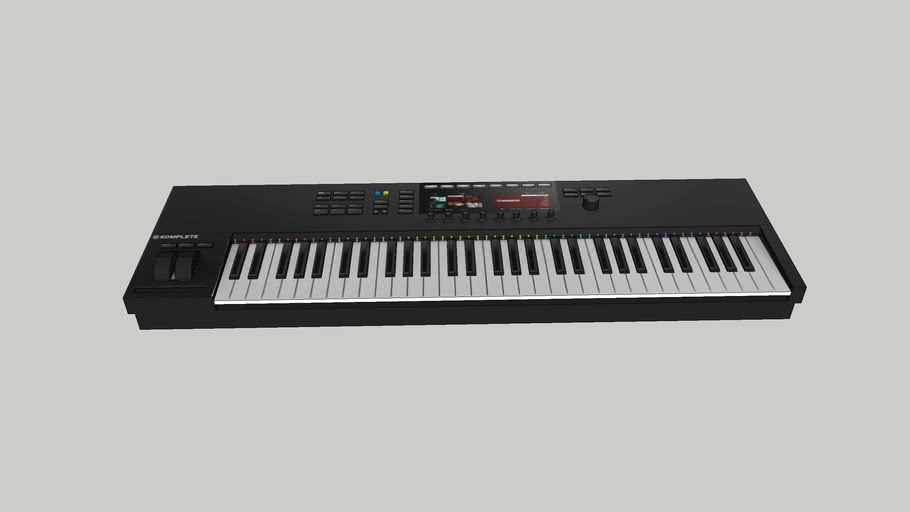 Native Instruments Komplete kontrol s61 midi keyboard | 3D Warehouse