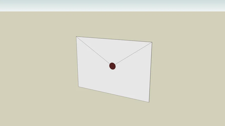 A giant envelope. | 3D Warehouse
